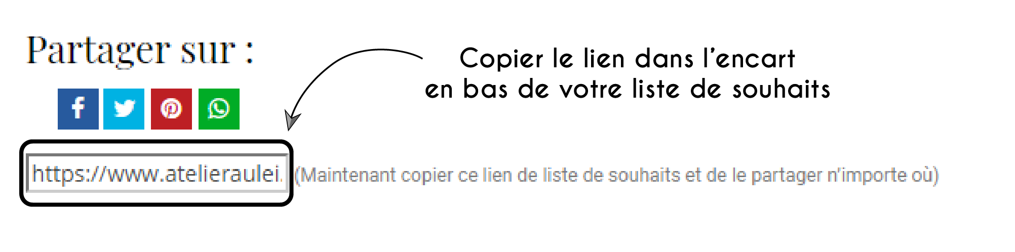 Ma liste de souhaits - L'Atelier d'Auleï